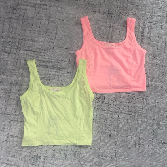 Universal Thread | Tops | Neon Crop Tanks | Poshmark